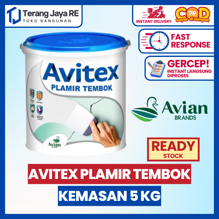 Jual Plamir Tembok AVITEX 5 KG | Shopee Indonesia