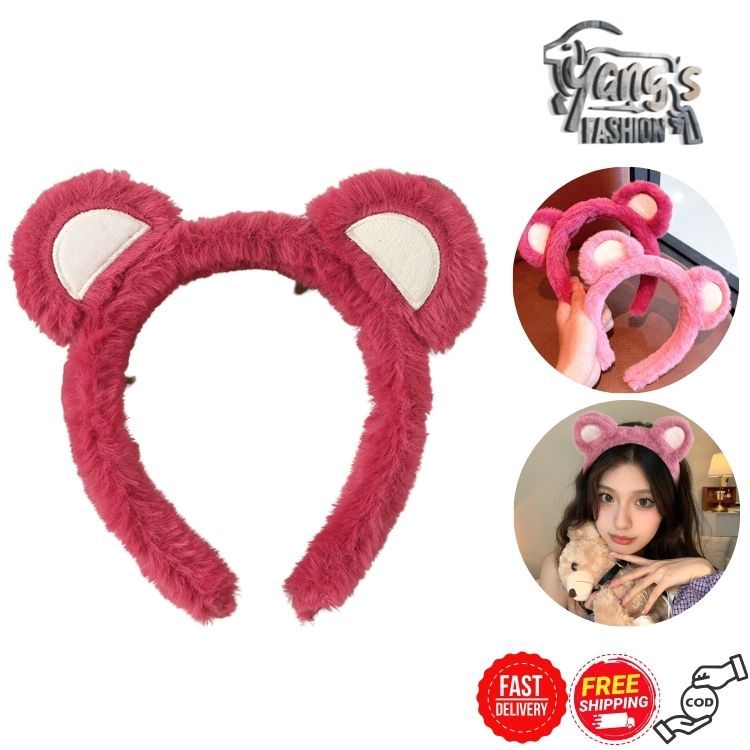 Jual Yang's Fashion - Bando Karakter Lotso Cute Color Pinky Bandana ...
