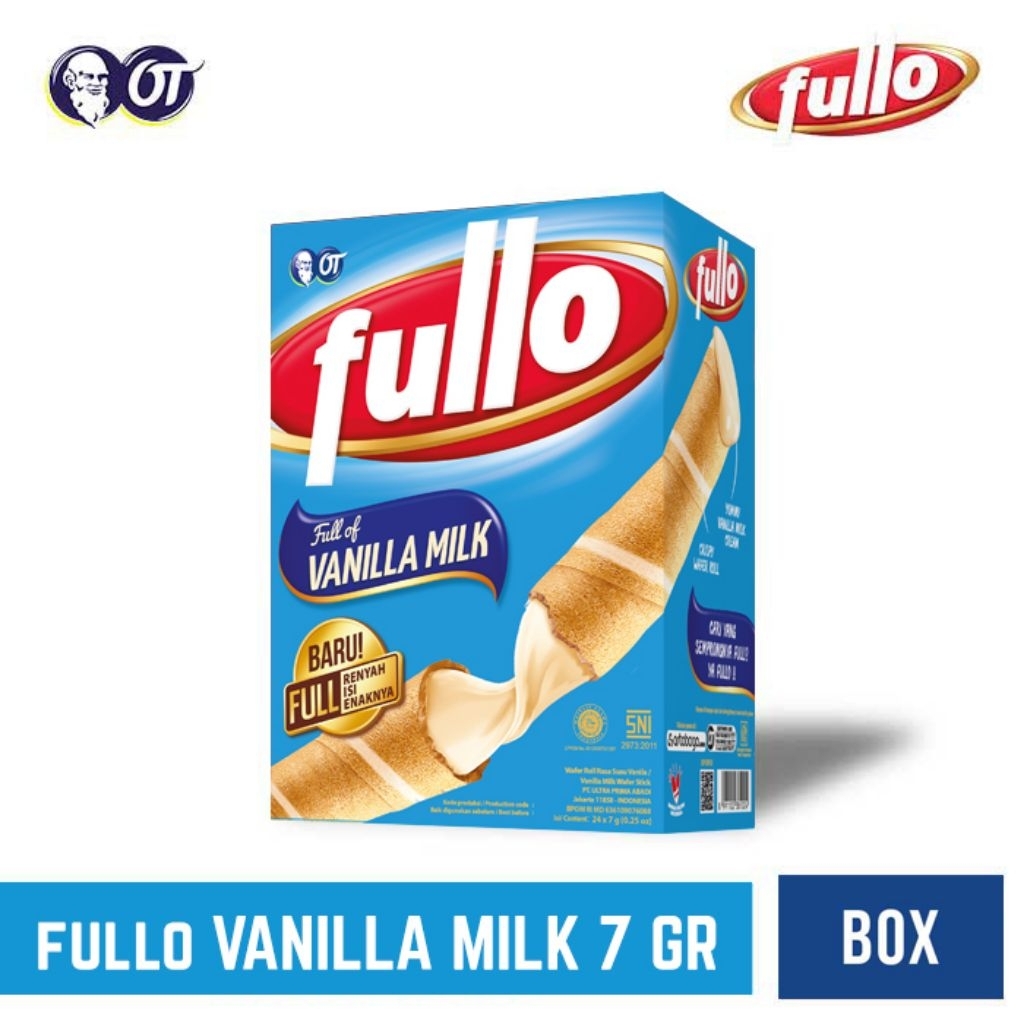 Jual Fullo 500 Wafer Roll Vanilla/Coklat Box ( 24pcs dalam 1box ...