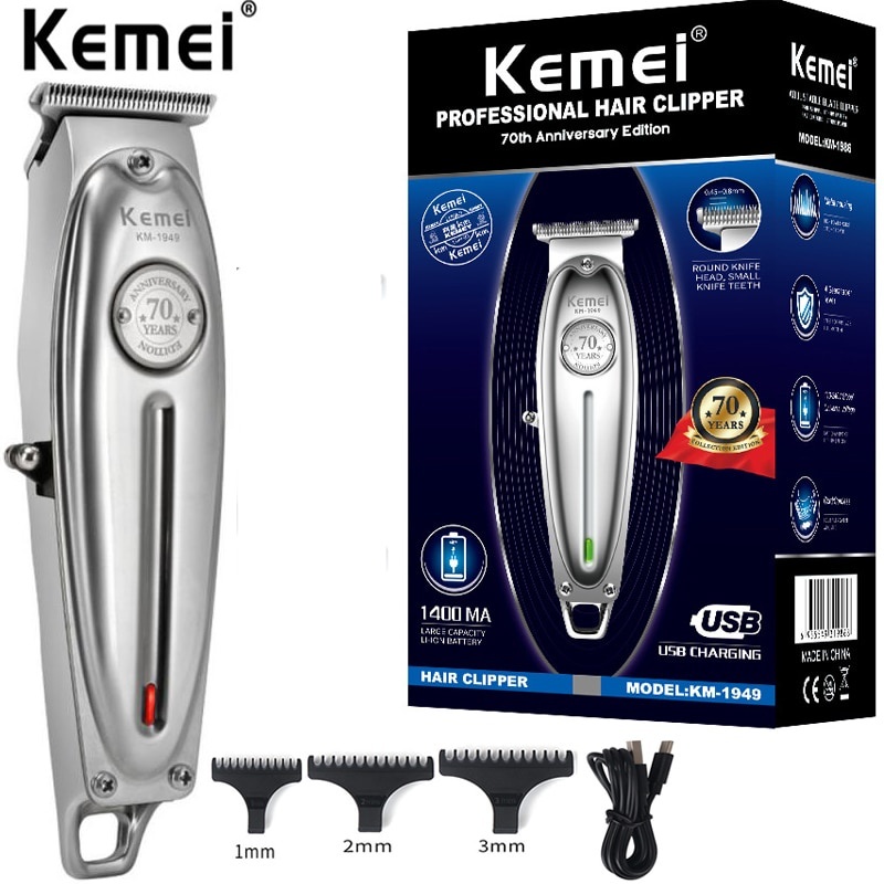 Jual Kemei 1949 Alat Mesin Cukur Rambut KM 1949 Body Full Metal Trimmer KM-1949 Hair Clipper ...