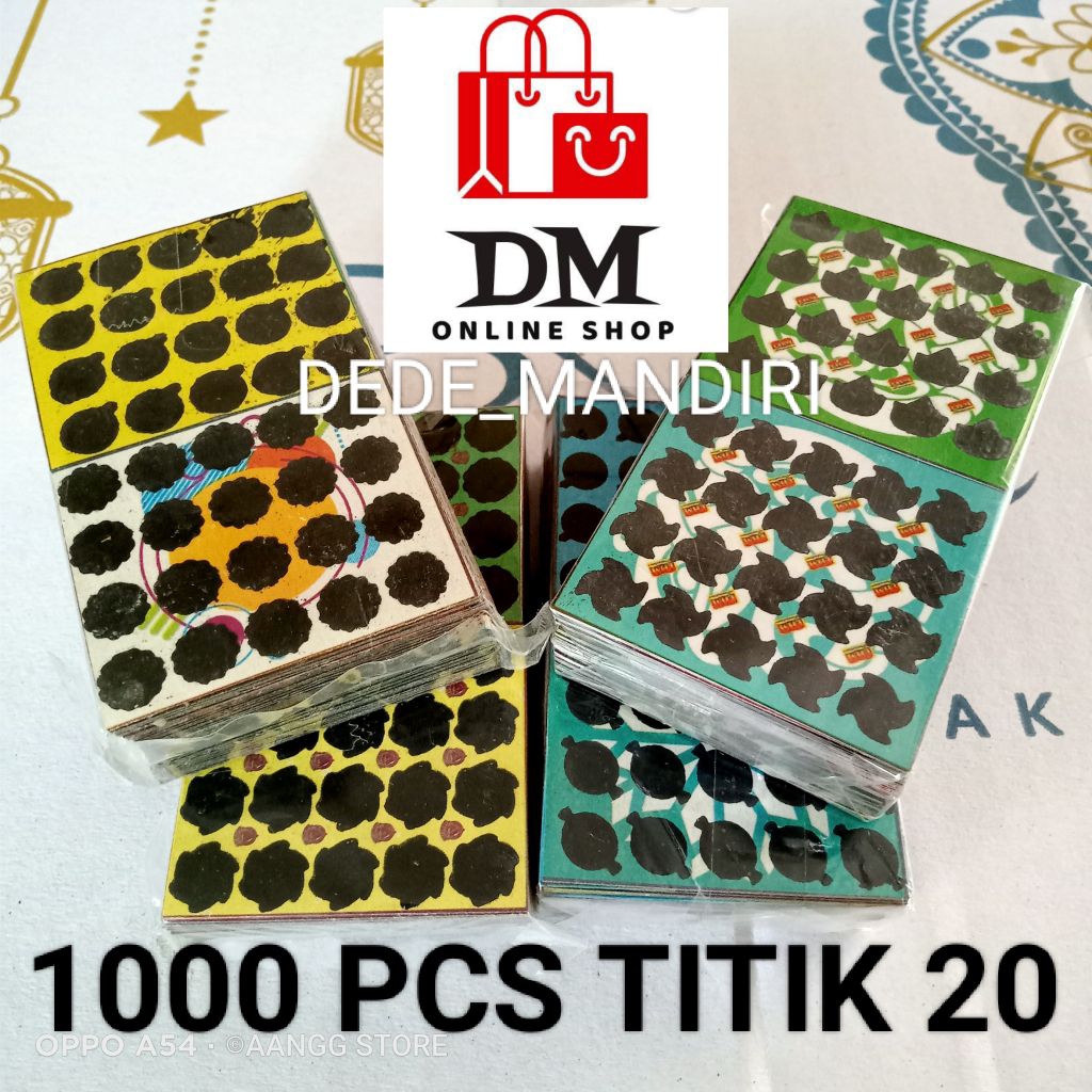 Jual 1000 kupon gosok gosok titik 20 permainan anak gosokan bom ...