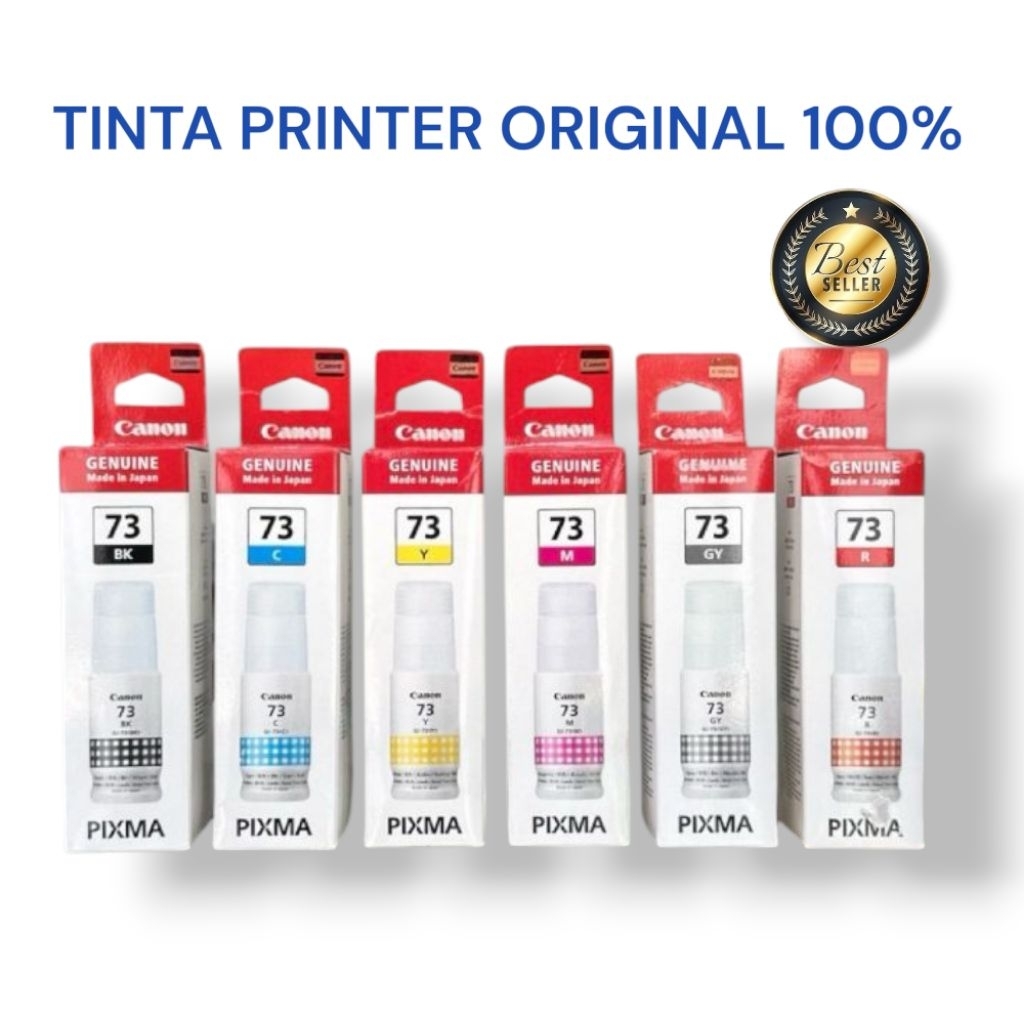 Jual 1 Set tinta Canon PIXMA Printer Tinta Refill 73 Original 100% ...