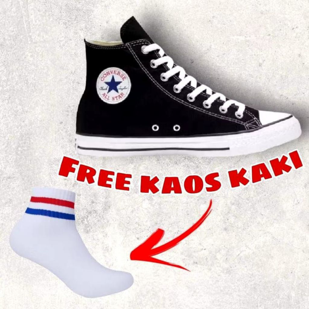 Jual PROMO sepatu sneakers anak sampai dewasa CONVERSE ALL STAR HIGH ...