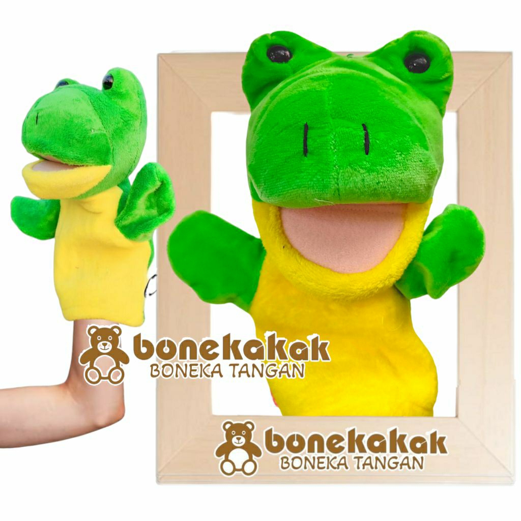 Jual boneka keropi boneka tangan boneka katak / boneka kodok handpuppet ...