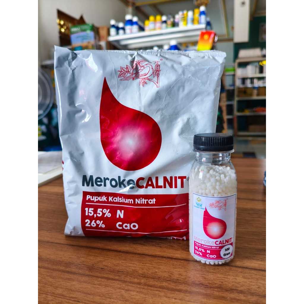 Jual Pupuk Meroke CALNIT Kalium Nitrat Kemasan Repack 100 gram | Shopee ...