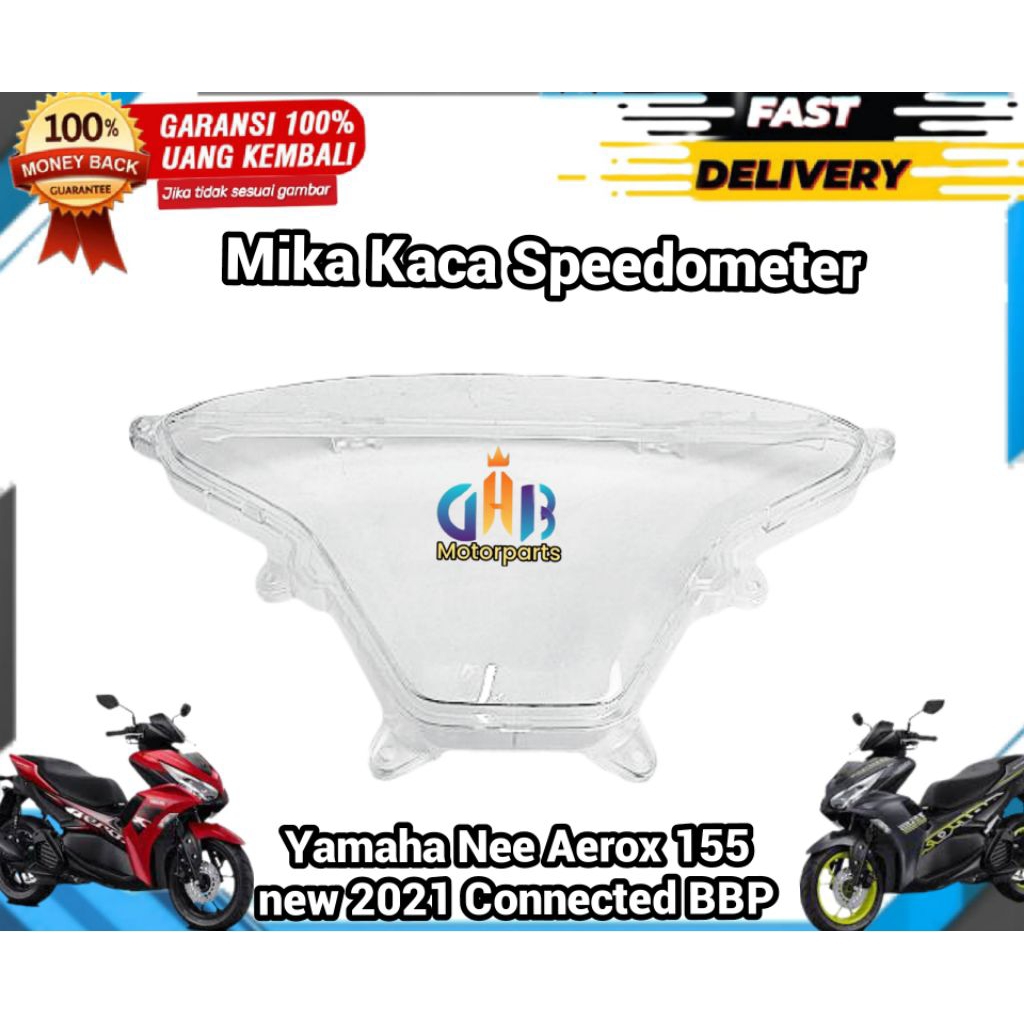 Jual Mika Speedometer Aerox New Connected Kaca Speedometer All New ...
