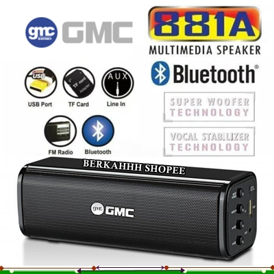 Jual GMC Speaker 881A - Speaker Bluetooth Portable - Bass Kencang ...