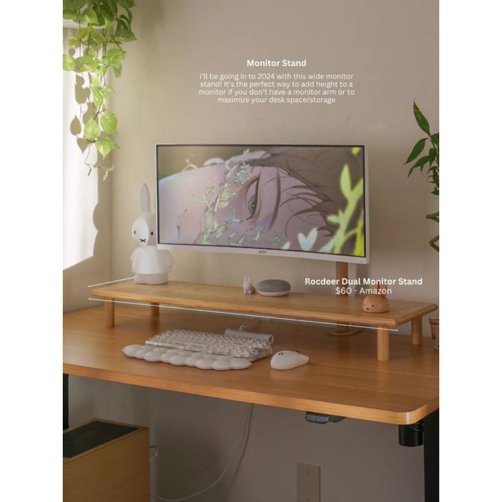Jual Meja Monitor Stand tempat Monitor Komputer laptop costum | Shopee ...