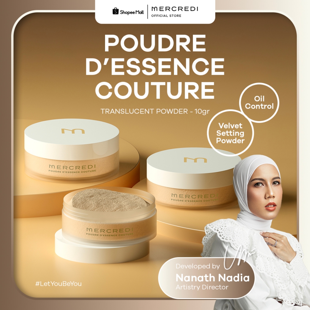 Jual MERCREDI - Bedak Tabur Poudre D'Essence Couture - Translucent ...