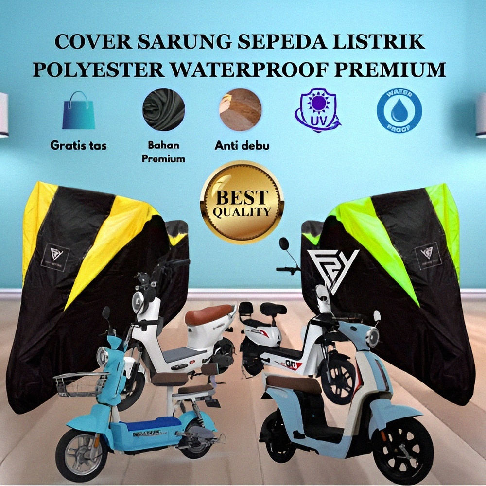 Jual Sarung Cover Sepeda Motor Listrik Waterproof All type | Shopee ...