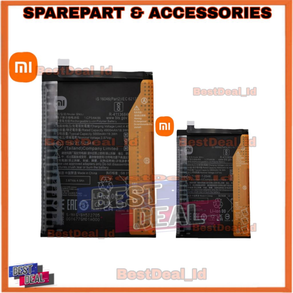 Jual Batre Baterai Battery Xiaomy Redmi Note 12 5G , Mi 12T Pro , Poco ...