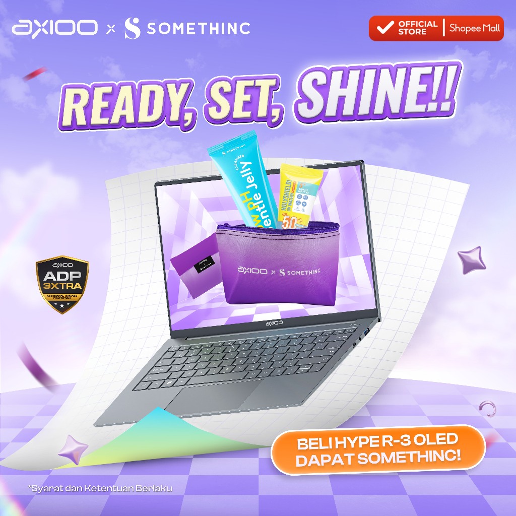 Jual [ AXIOO x SOMETHINC ] MyBook Hype R3 OLED Intel i3-1215U/24GB ...