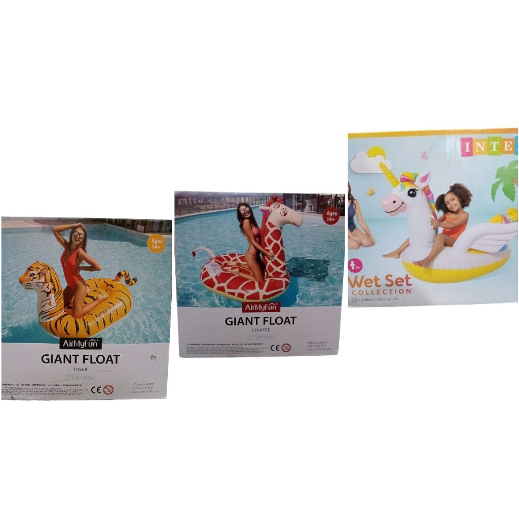 Jual Pelampung Intex 57561 Unicorn Ride On dan Flotis Air My Fun ...