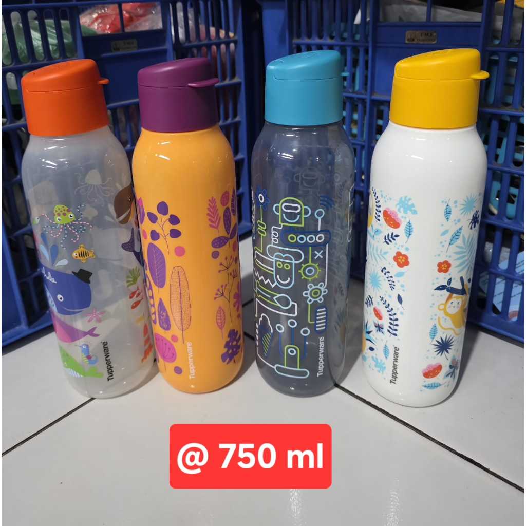 Jual TUPPERWARE Botol Minum Fancy 750ml (hrg satuan) | Shopee Indonesia