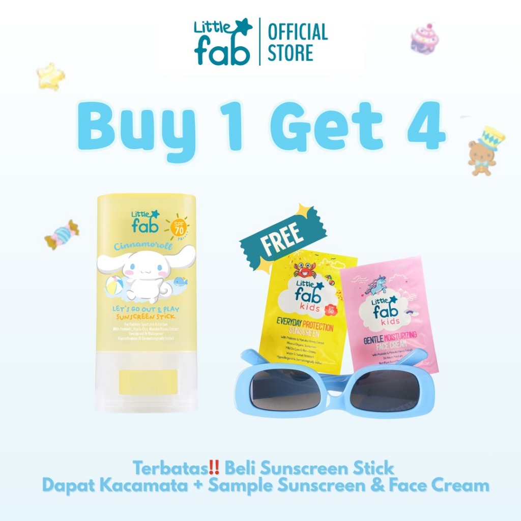 Jual Little Fab Kids - Let's Go Out & Play Sunscreen Stick 20gr ...