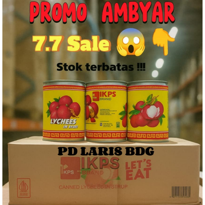 Jual [EXP 2028] IKPS Lychee in Syrup Can - Leci Kaleng Ikps Brand 565gr ...