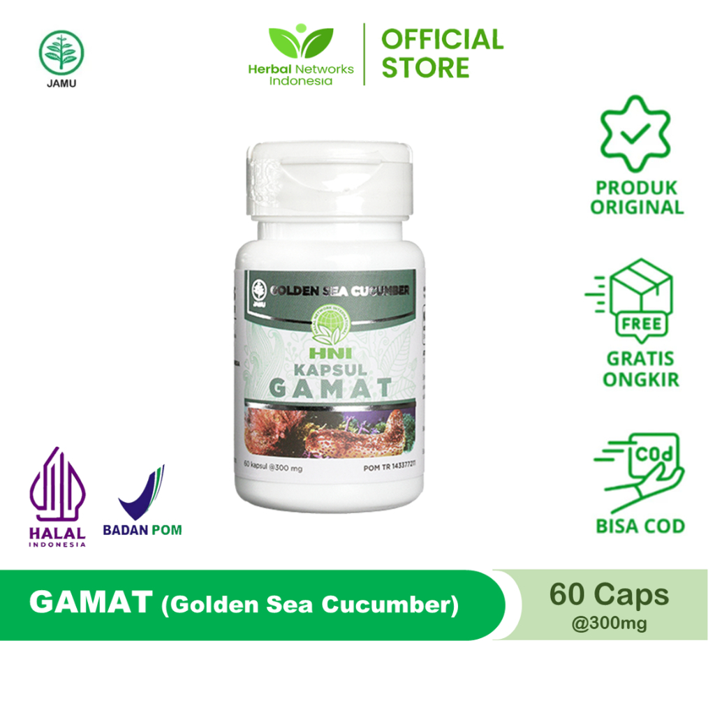 Jual GAMAT KAPSUL Ekstrak Teripang Emas Untuk Nyeri Sendi Kolestrol ...