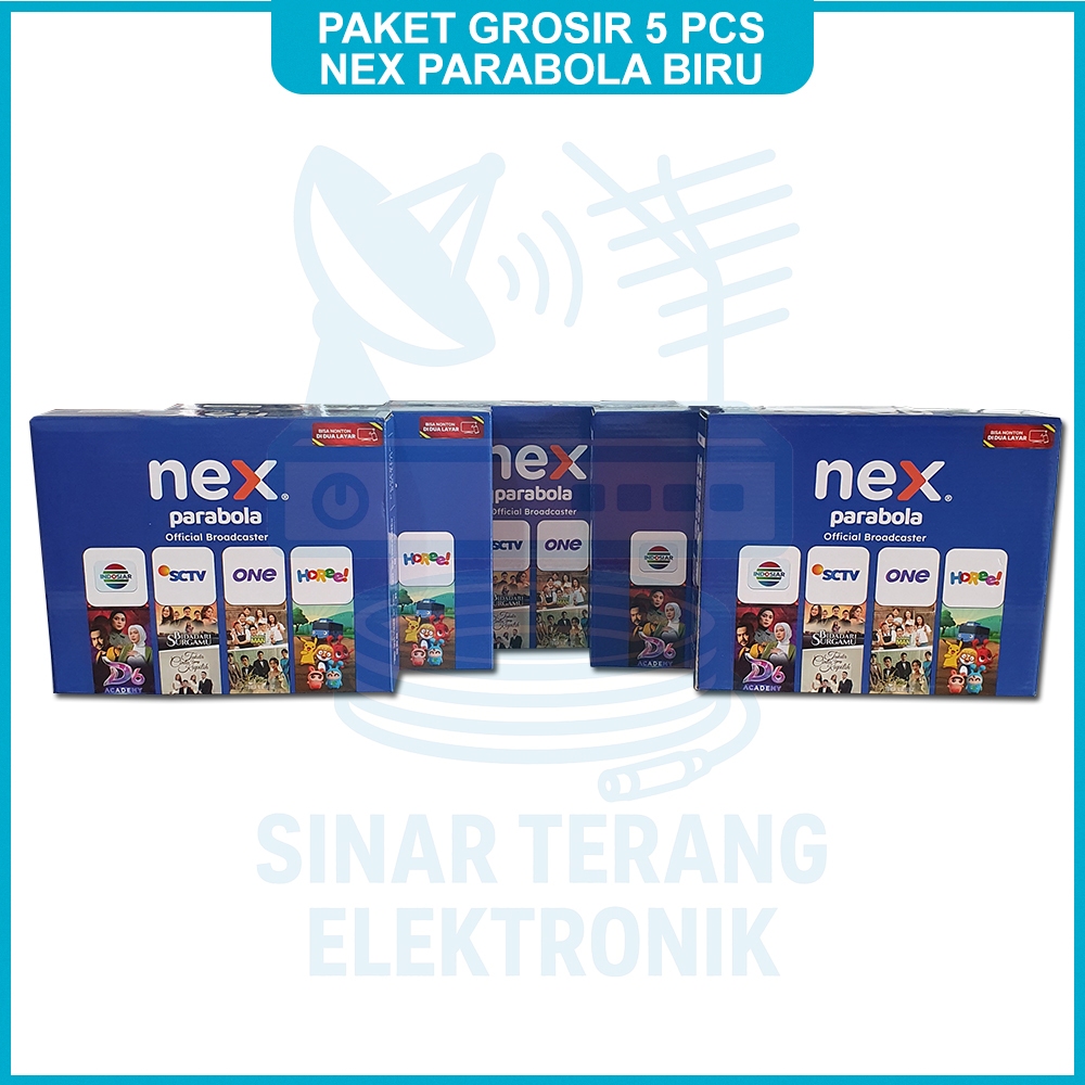 Jual Receiver Nex Parabola Biru Grosir 5 Unit | Shopee Indonesia