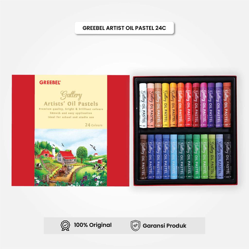 Jual Greebel Crayon Krayon ARTIST 24C / ARTIST Oil Pastel / Crayon ...