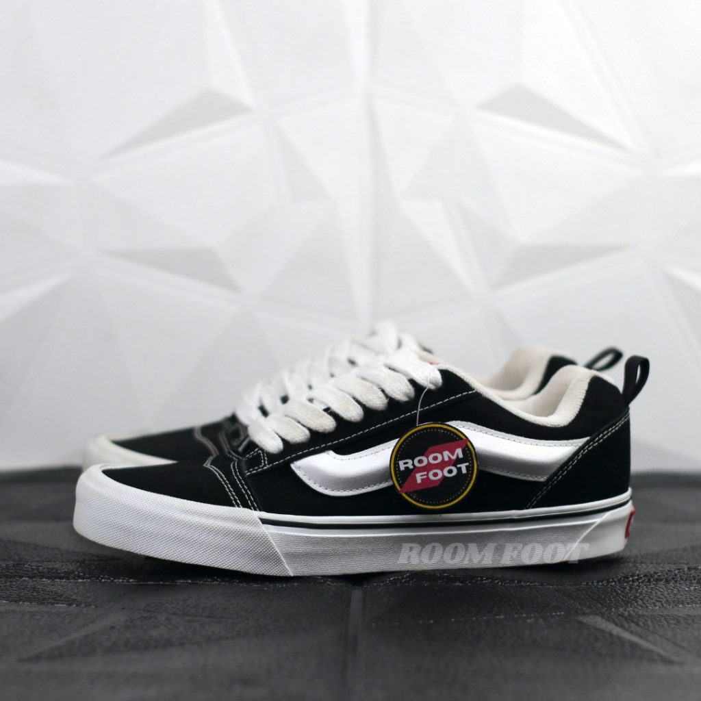 Jual Sepatu KNU Skool Hitam Putih KNU Skool Black White Kasual | Shopee ...
