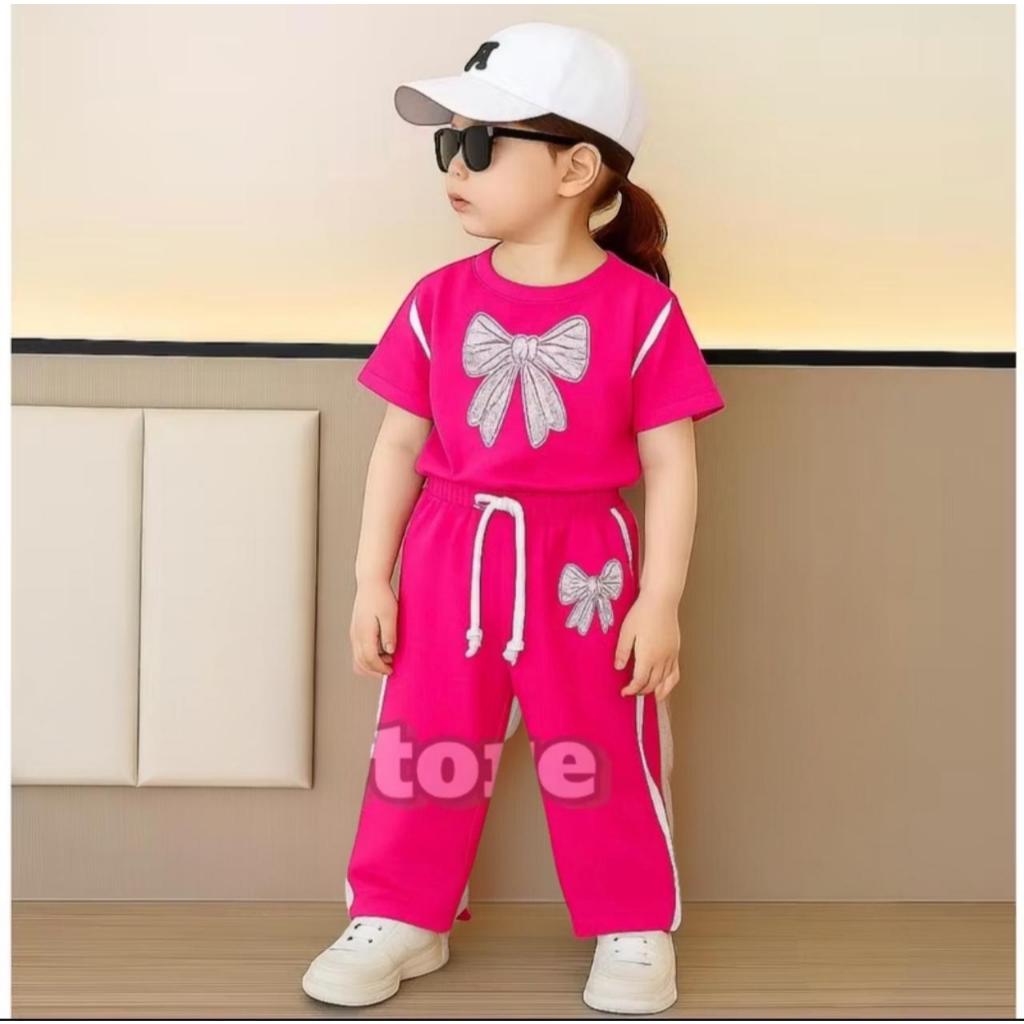 Jual SETELAN BAJU ANAK PEREMPUAN TRENDING DAN TERLARIS MOTIF PITA BUAT ...