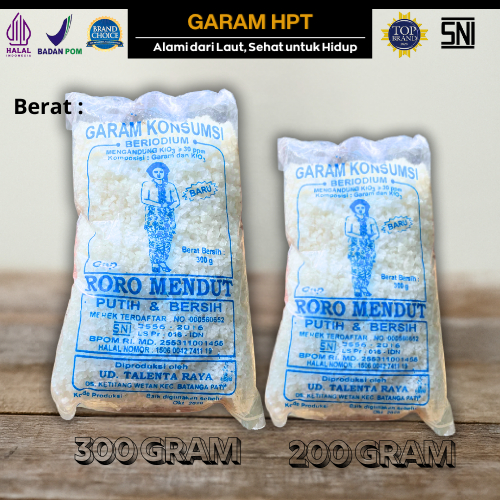 Jual Garam Dapur Beryodium 10 Pcs / Garam Masak Krosok berat 200 gr dan ...