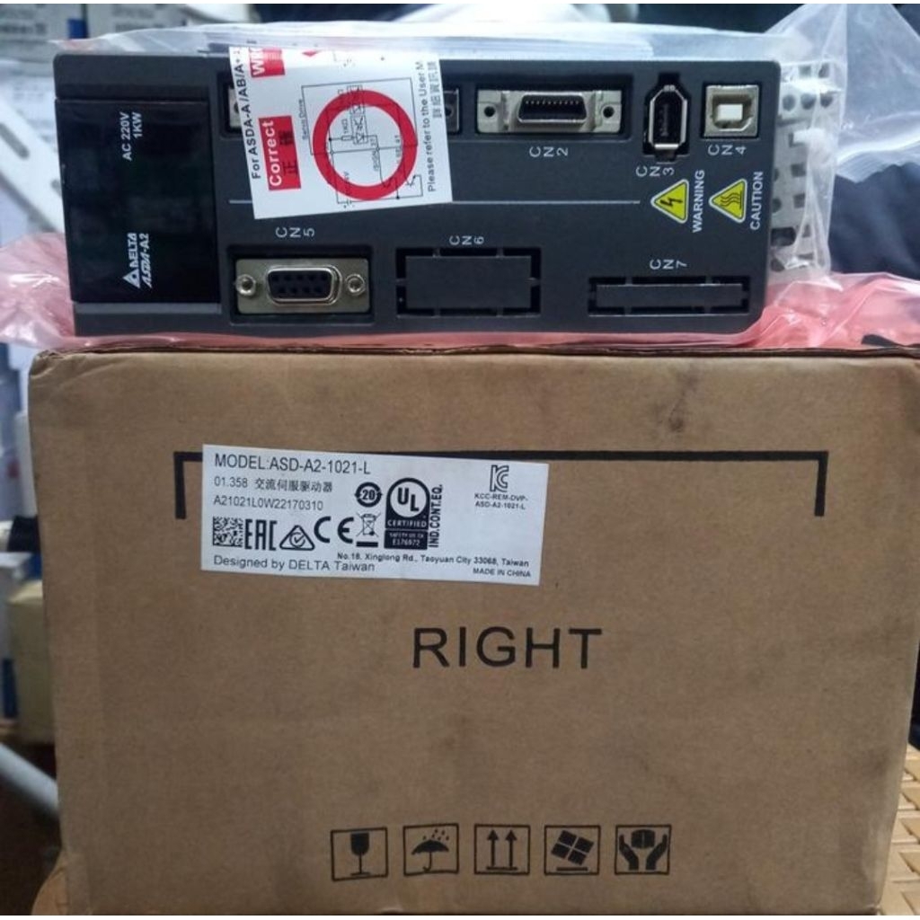 Jual SERVO DRIVE DELTA ASD-A2-1021-L 1KW 220V ORIGINAL | Shopee Indonesia