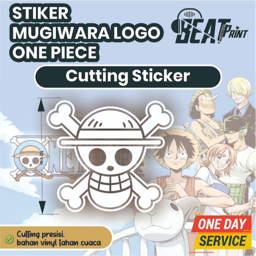 Jual Stiker Logo Mugiwara One Piece – Cutting Sticker Anime Vinyl ...