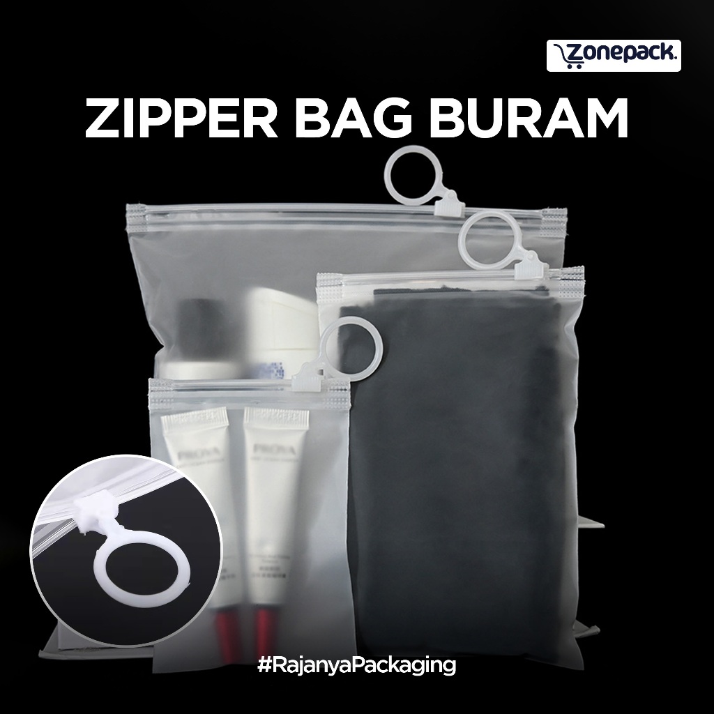 Jual Ziplock Bag Buram Dengan Zipper Bulat | Zipper Bag Kemasan Baju ...