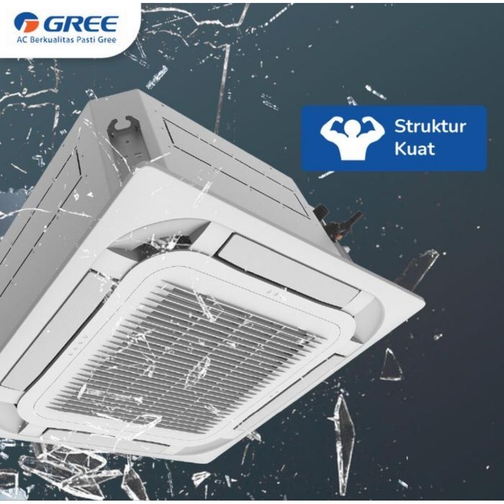 Jual GREE AIR CONDITIONER U-MATCH CASETTE 3PK NON INVERTER GU71T/A-K | Shopee Indonesia