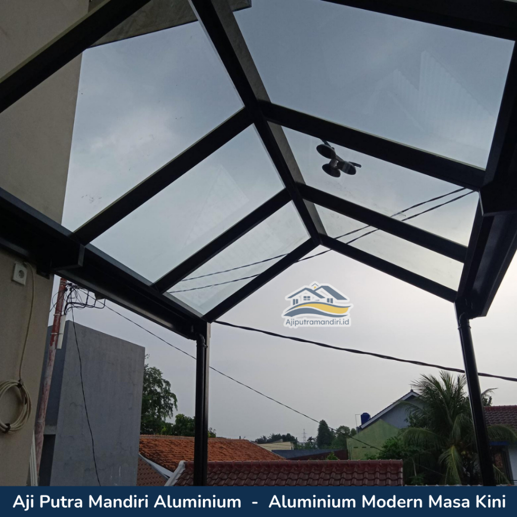 Jual Kanopi Besi Gazebo Atap Kaca Tempered Custom Berkualitas | Shopee ...