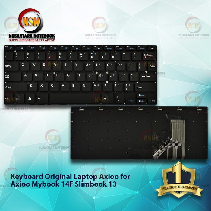 Jual Keyboard Axioo Mybook 14 F Slimbook 13 Original (Black) | Shopee ...