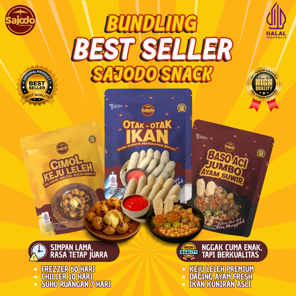 Jual [Paling Murah] PAKET BEST SELLER BASO ACI JUMBO, CIMOL KEJU LELEH ...