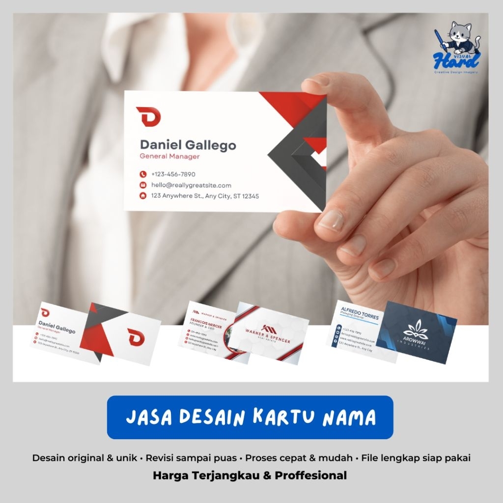 Jual Jasa Desain Business Card Profesional – Hard Visual Creative ...