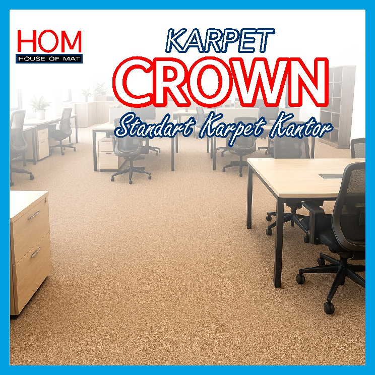 Jual [HOM RUGS] Karpet Crown Polos Meteran / Sajadah / Mushola / Masjid ...