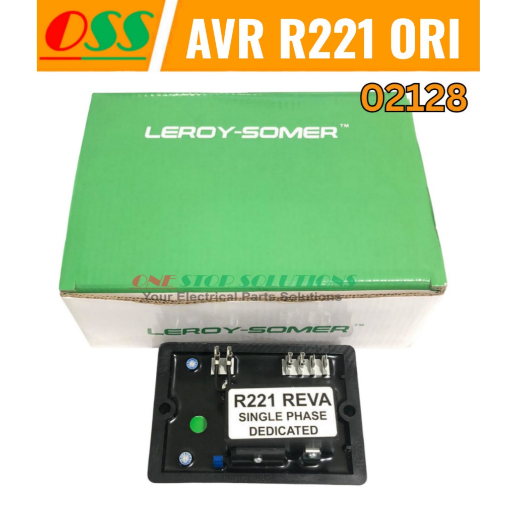 Jual AVR GENERATOR R221 GENUINE ORIGINAL ASLI LEROY SOMER AVR GENSET ...