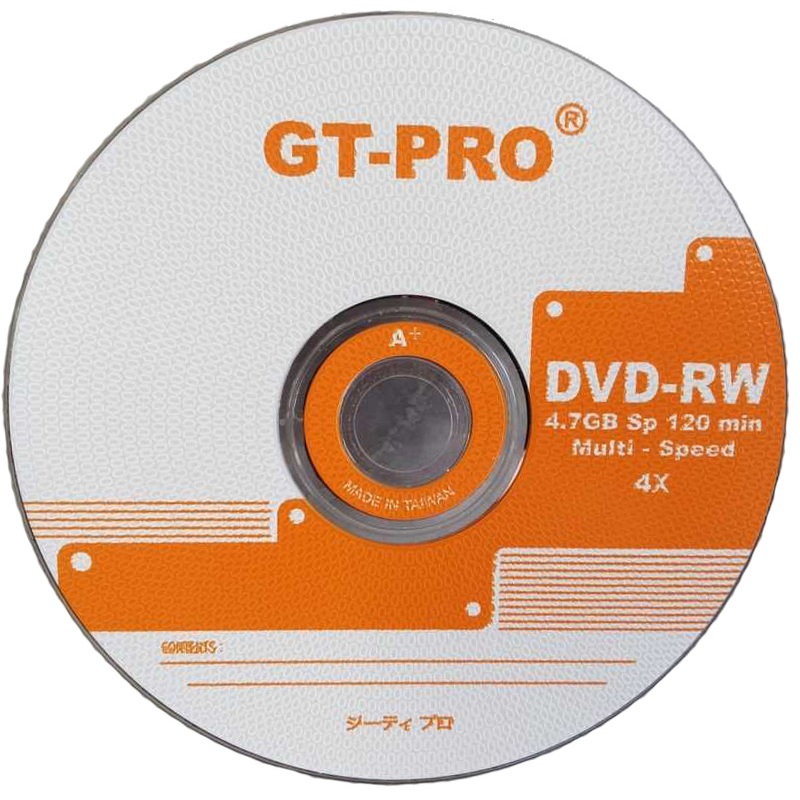 Jual DVD BLANK / DVD KOSONG ARITA / DVD-RW GT-PRO (per pcs / satuan ...