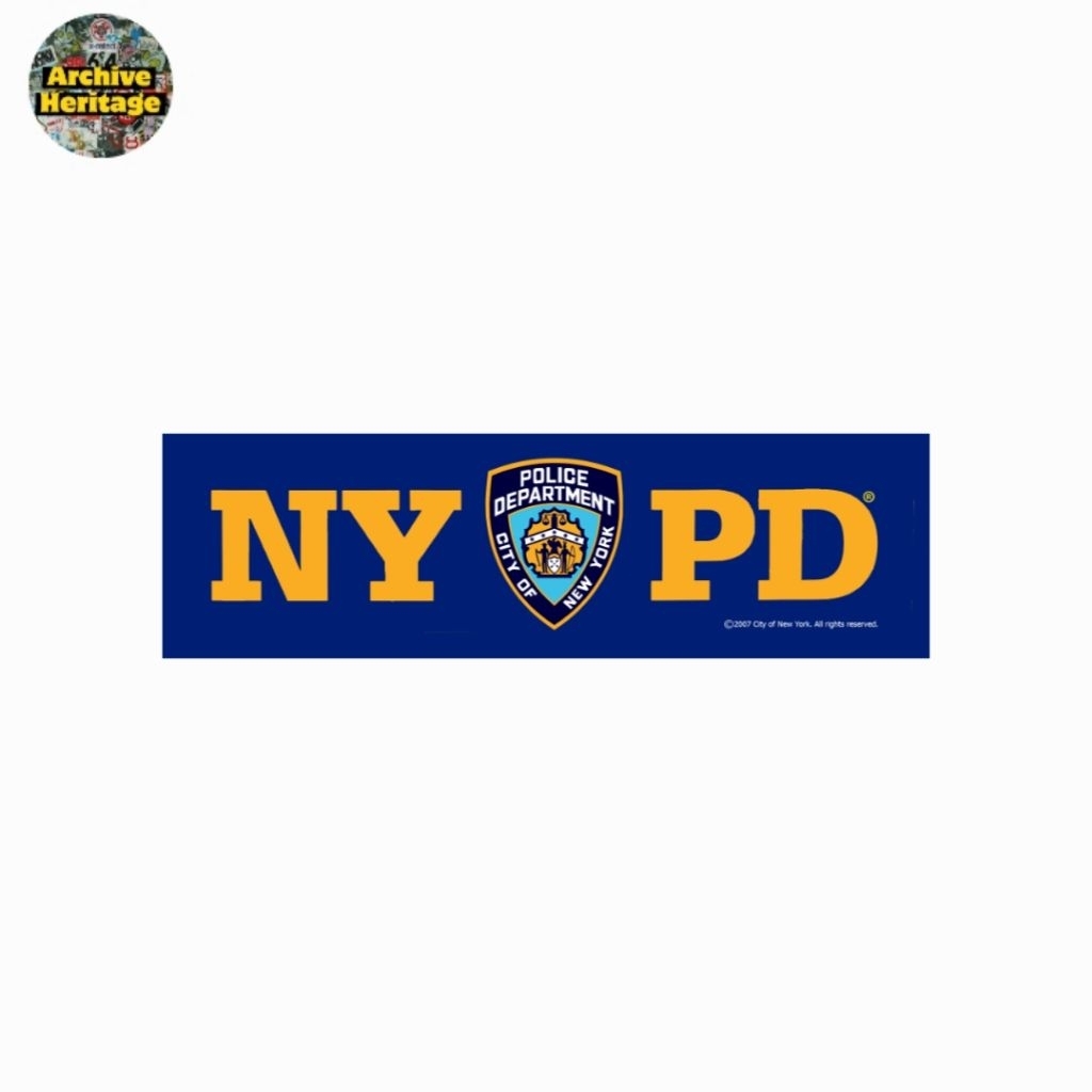 Jual sticker NYPD Police department city of new york stiker | Shopee ...
