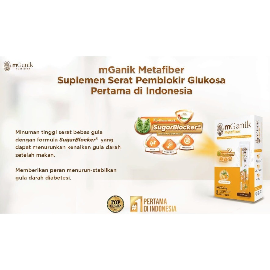 Jual mGanik Metafiber 1 Box Isi 7 Sachet Meta Fiber Suplemen kesehatan ...