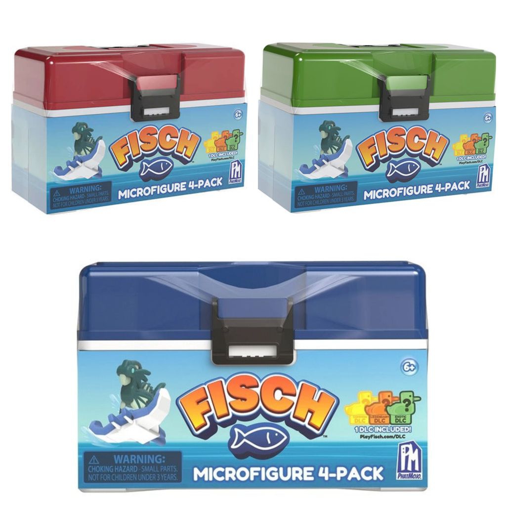 Jual Fisch series 1 microfigure 4 pack with DLC code original | Shopee ...