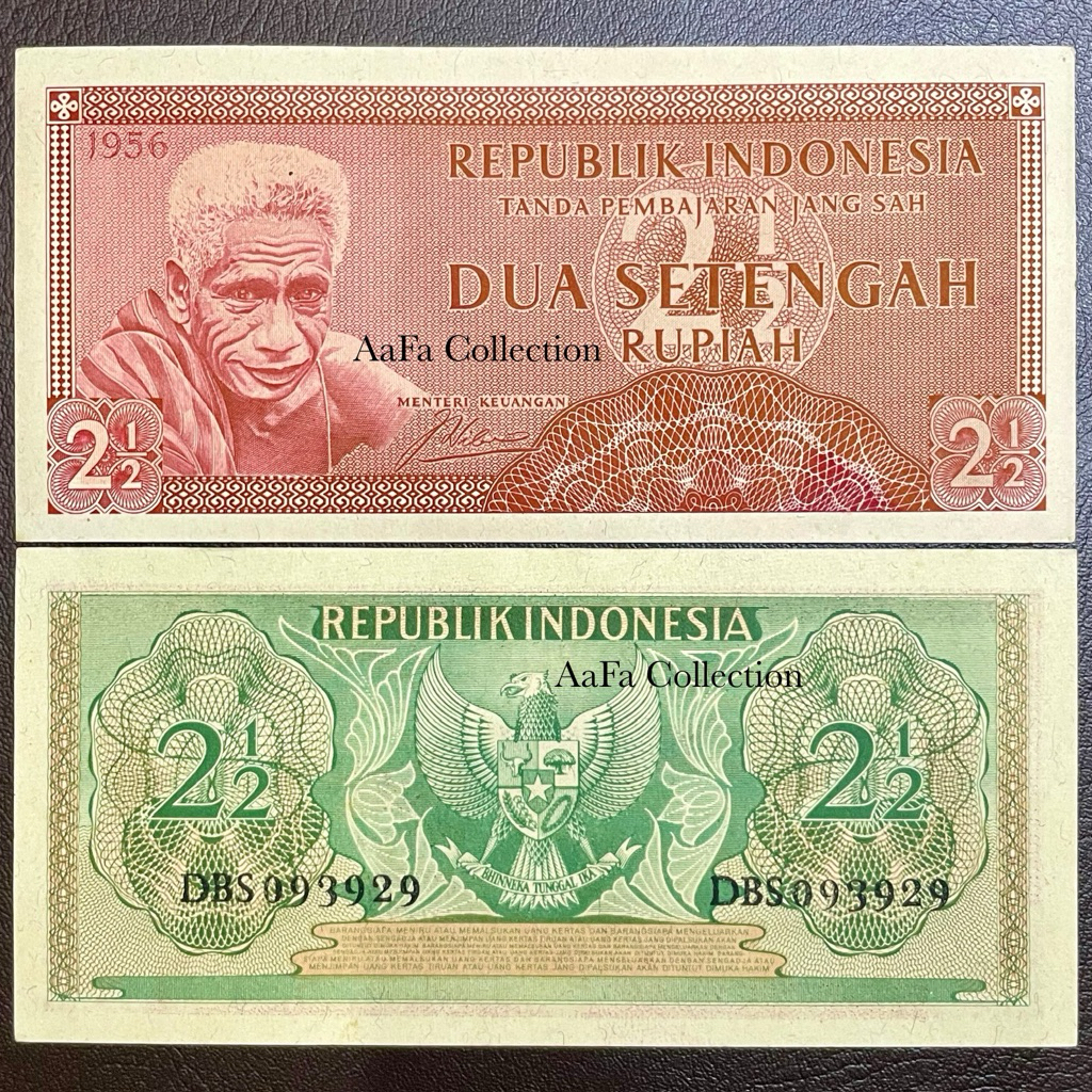 Jual UANG KERTAS KUNO 2½ SERI SUKU BANGSA 1956 | Shopee Indonesia