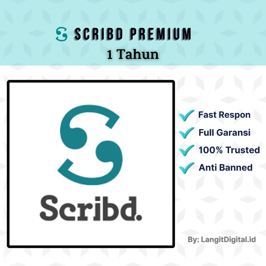 Jual Scribd Premium 1 Tahun | Cocok Untuk Dosen Atau Mahasiswa | FULL ...