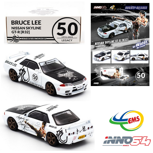 Jual IN64-R32-BRUCELEE - INNO 1/64 Bruce Lee Nissan Skyline GT-R [R32] | Shopee Indonesia