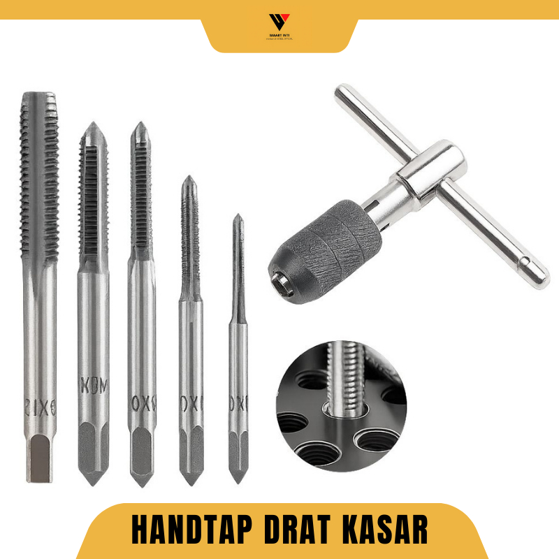 Jual HANDTAP SET SENAI DERAT Alat Metrik Pembuat Drat Metric M5 - M12 6 PCS Adjustable | Shopee ...