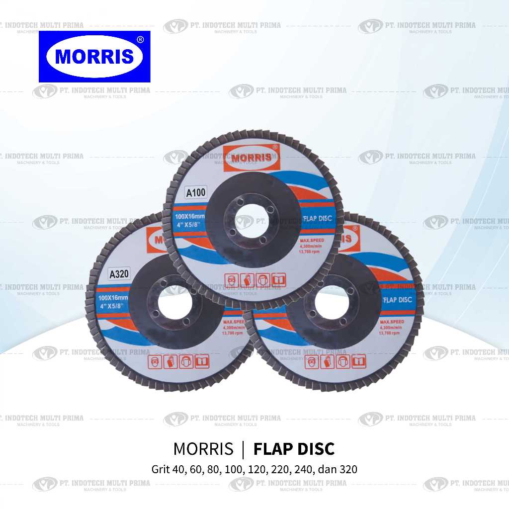 Jual Batu Gerinda - Morris Flap Disc Ukuran 4 Inch - Isi 200 pcs ...