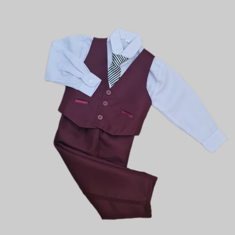 Jual Setelan Rompi/ Vest One Set Formal Anak Usia 3bln-13 Tahun J25 ...