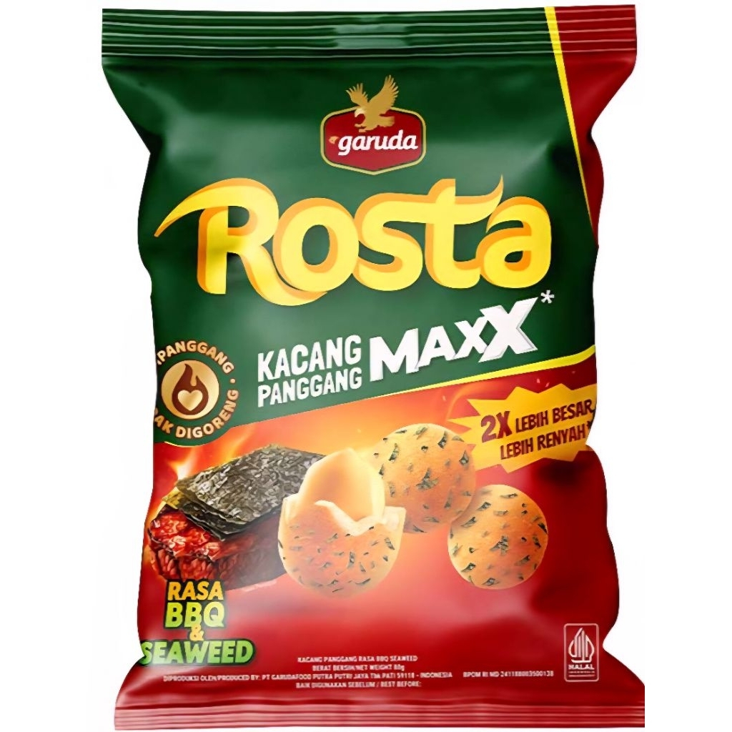 Jual Garuda Rosta Kacang Panggang Maxx Bbq 80g | Shopee Indonesia