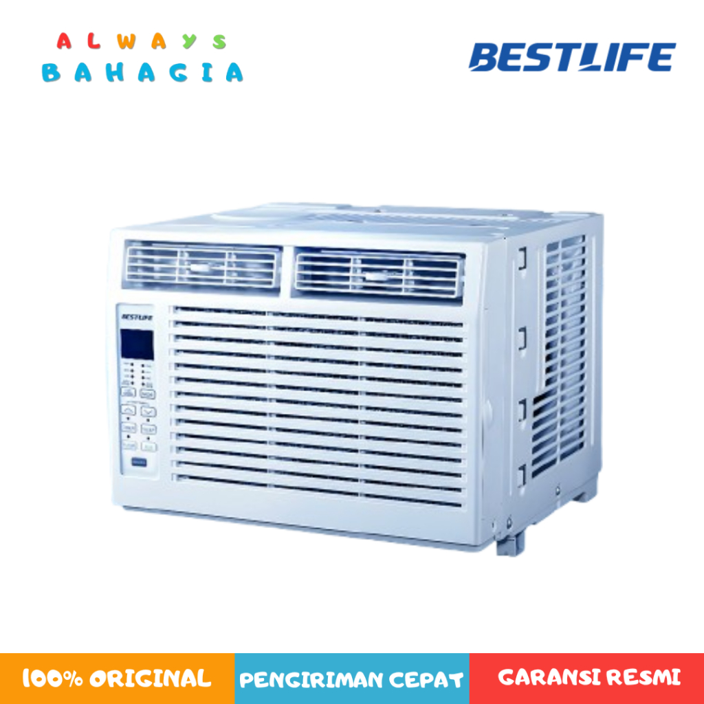Jual Bestlife BWA-05PLD 0.5 PK Eco Mode AC 5000 BTU AC Window hemat ...