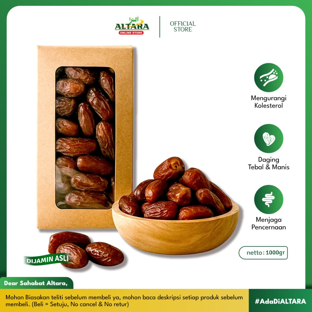 Jual Kurma Barari Mesir / Zahdi / Golden Dates / Madinah / Khalas Pack ...