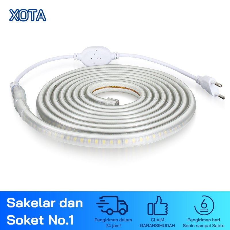 Jual Lampu Led Strip SMD3036 144leds AC220V Dengan Colokan Lampu Hias ...